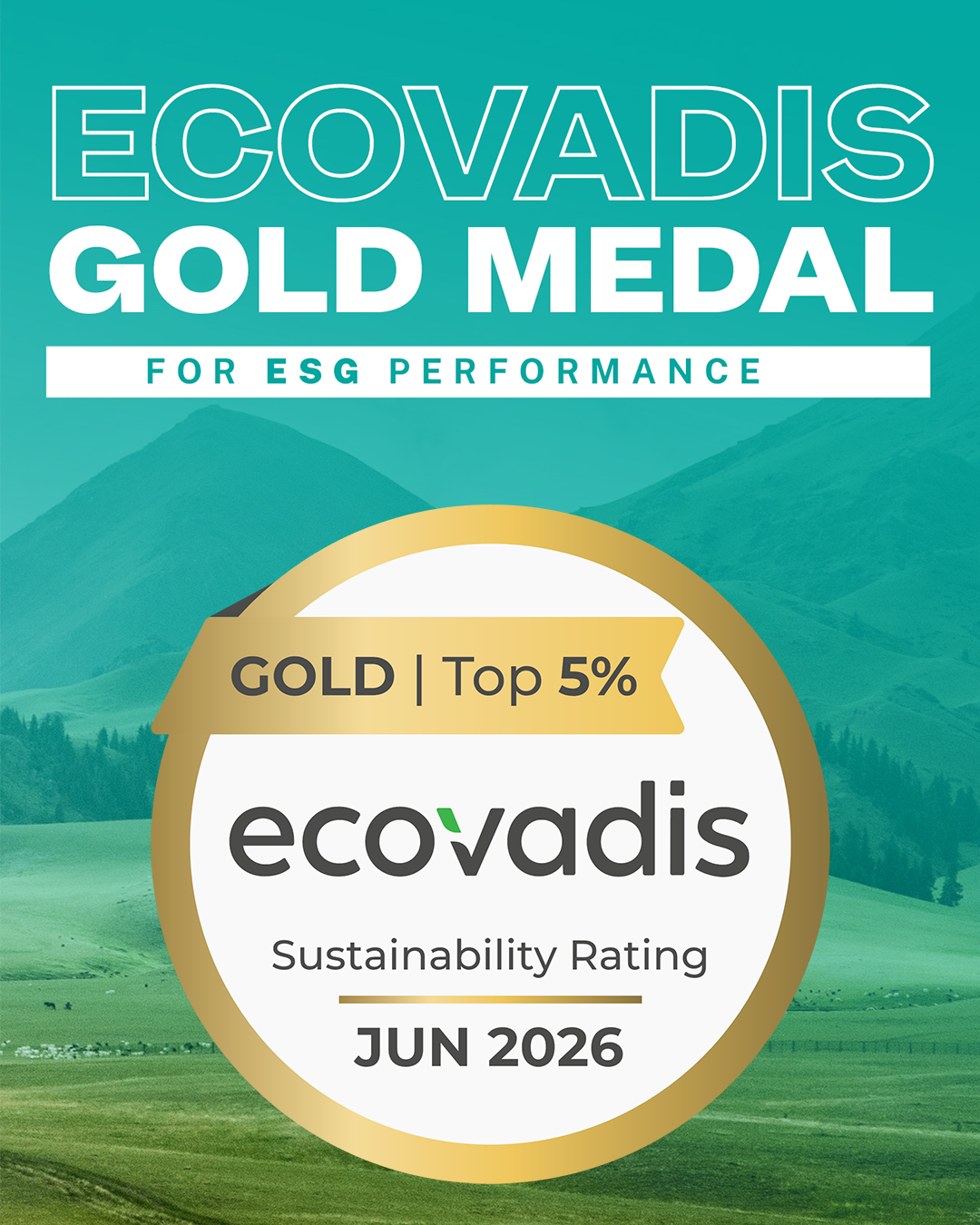 Bollé Safety earns EcoVadis Gold Medal - 2026
