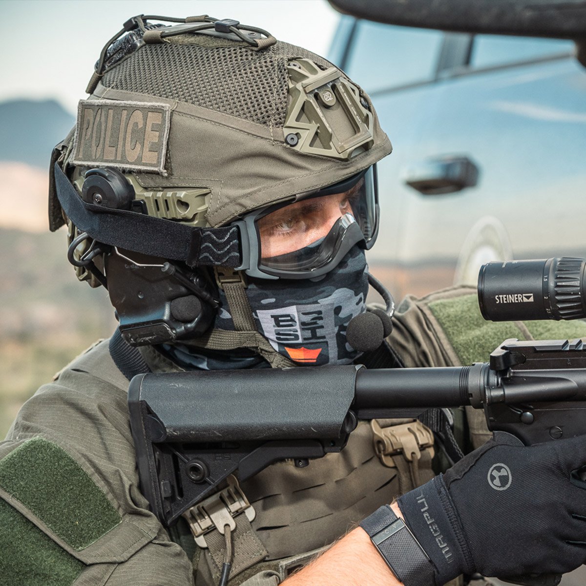 X1000 | Clear vented ballistic goggles | Bollé Safety