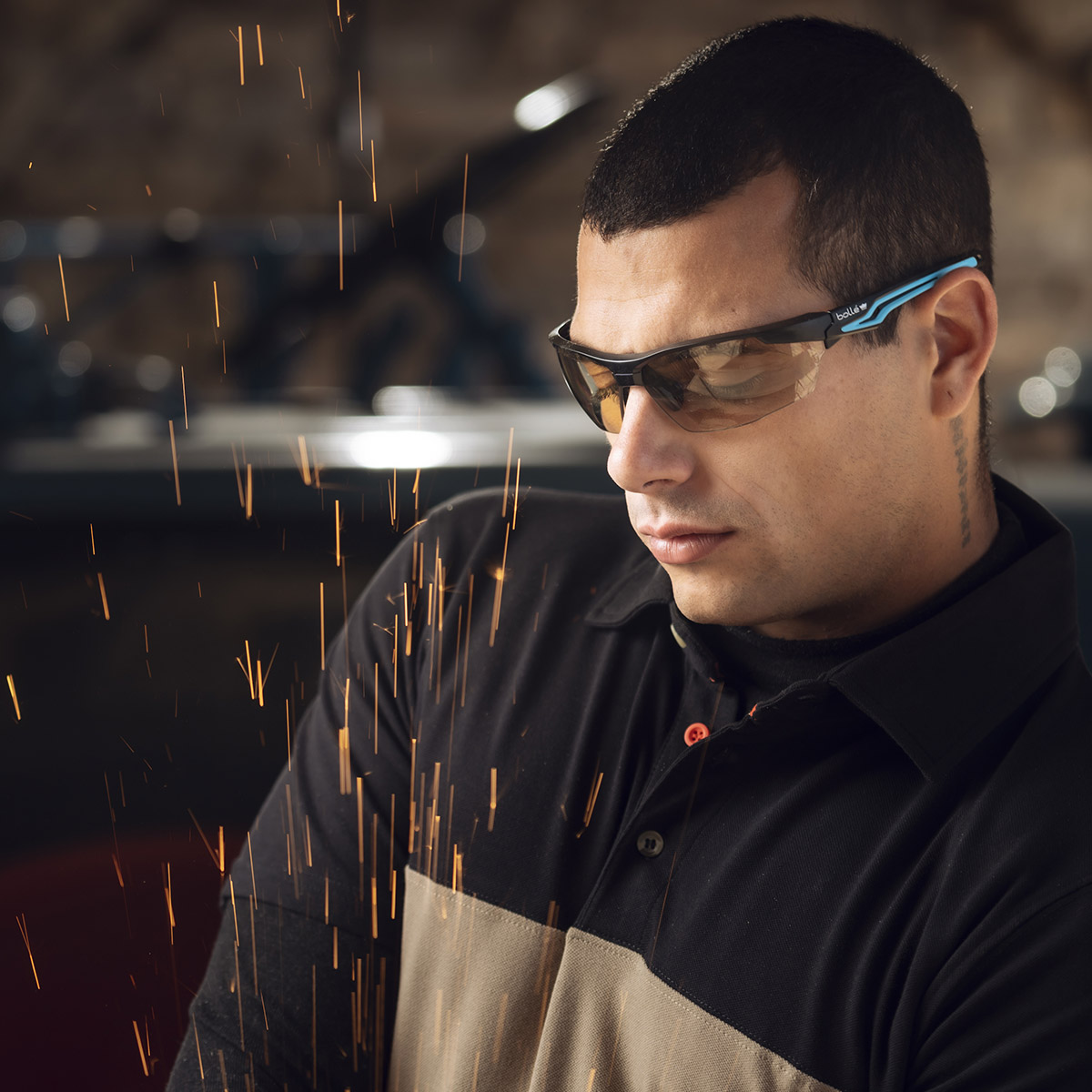 TRYON | Lunette de protection éco-conçue Cobalt Flash | Bollé Safety